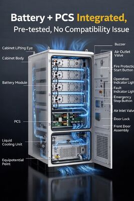 Lithium-ion C&I Battery System with 10-Year Warranty