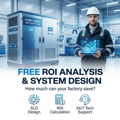 Liquid Cooling 261kWh Solar Energy Storage System